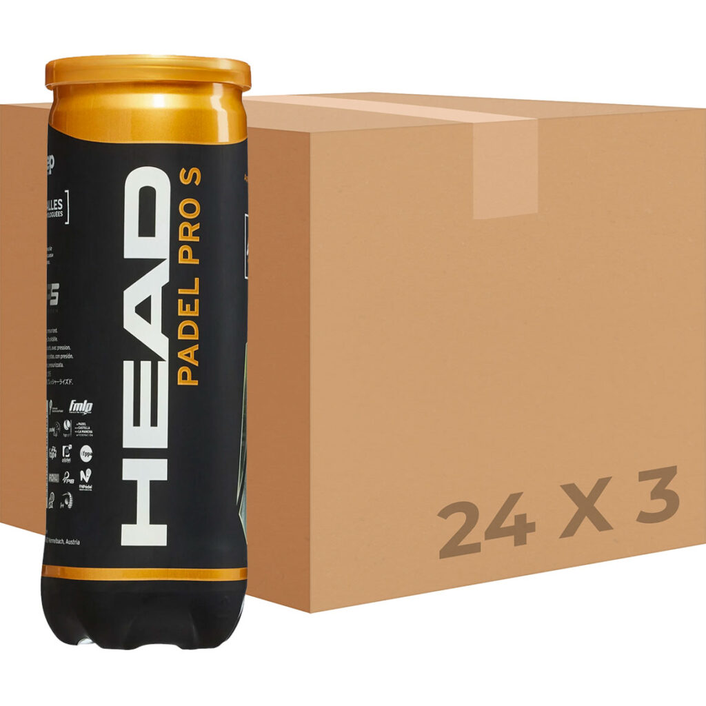 24 X HEAD PADEL PRO S (3 BALLS) | PadelGeek
